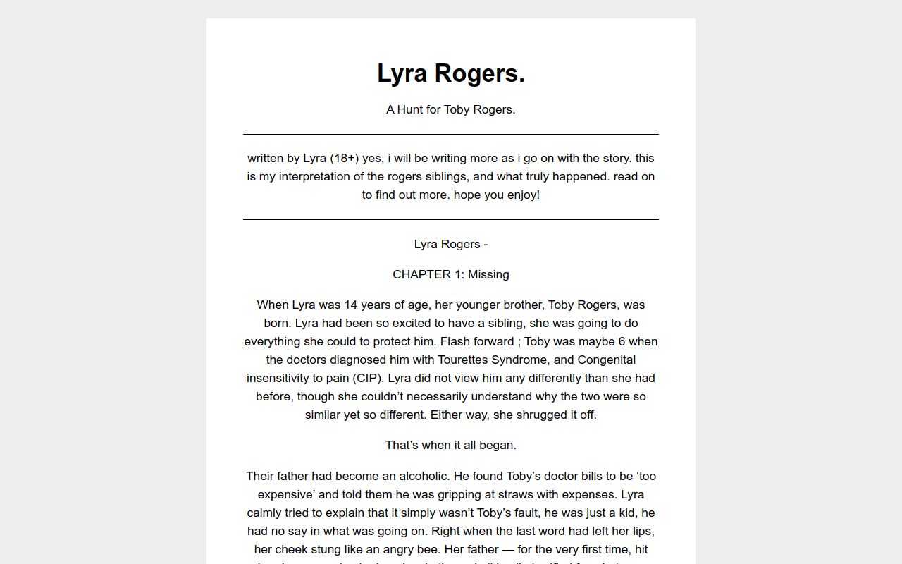 lyra rogers story